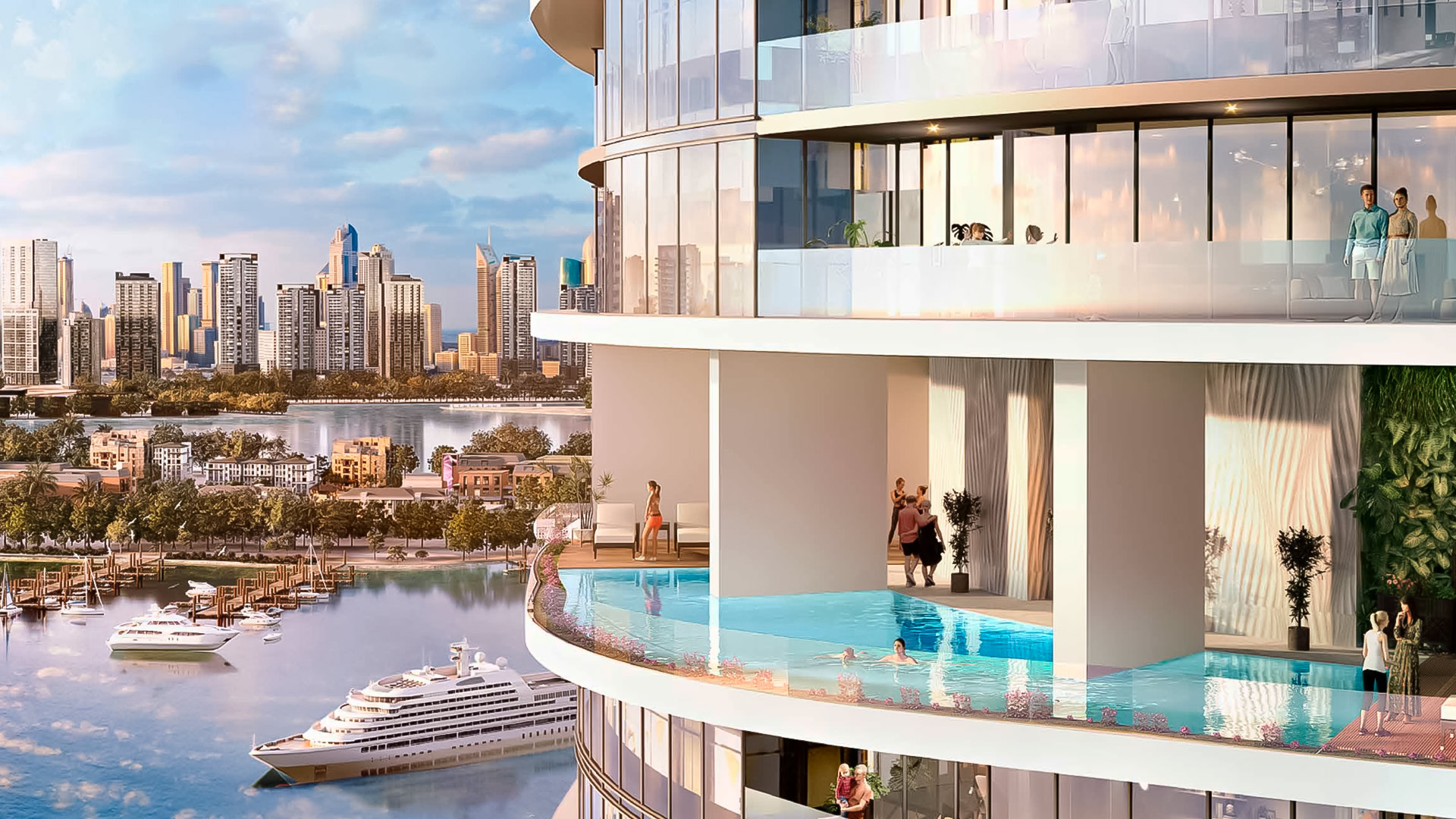Harbor Lights by Damac — design apartments on the coast of Maritime ...